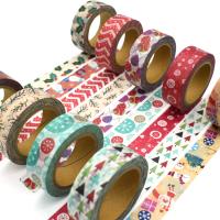 China Custom Printed Kawaii Washi Tape Wholesale Custom Make Decoration Washi Tape for sale