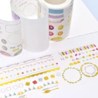 China Custom Printed Kawaii Washi Tape Wholesale Custom Make Decoration Washi Tape for sale