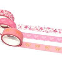 China Custom Printed Multi Color Washi Tape Decorative Adhesive Masking Washi Tape for sale