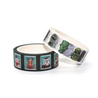China Custom Printed Multi Color Washi Tape Decorative Adhesive Masking Washi Tape for sale