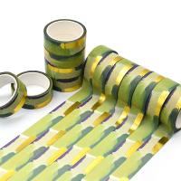 China DIY Craft Washi Tape Printing Machine Gold Foil Washi Tape Manufacturer for sale