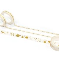 China Waterproof Custom Cheap Professional Printed Resistant Gold Foil Washi Paper Tape for sale