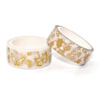 China DIY Bullet Journal Washi Tape Custom Printed Waterproof Foil Washi Tape for sale