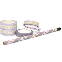 China Custom Foil Printing Japanese Washi Paper Tape Wholesale Washi Tape Personalizado for sale