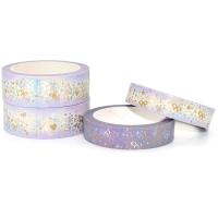 China Custom Foil Printing Japanese Washi Paper Tape Wholesale Washi Tape Personalizado for sale