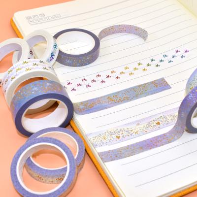 China Custom Foil Printing Japanese Washi Paper Tape Wholesale Washi Tape Personalizado for sale