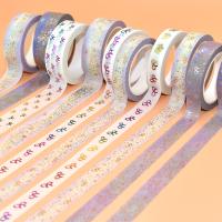 China Custom Foil Printing Japanese Washi Paper Tape Wholesale Washi Tape Personalizado for sale