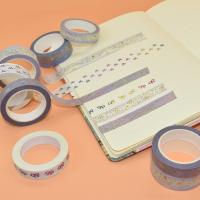 China Custom Foil Printing Japanese Washi Paper Tape Wholesale Washi Tape Personalizado for sale