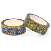China Cute Single Sid Adhesive Self Masking Scrapbook Decoration Foil Washi Tape for sale