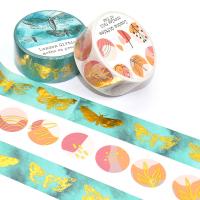 China Custom Printed Clear Foil Washi Tape Waterproof Washi Paper Tape for sale