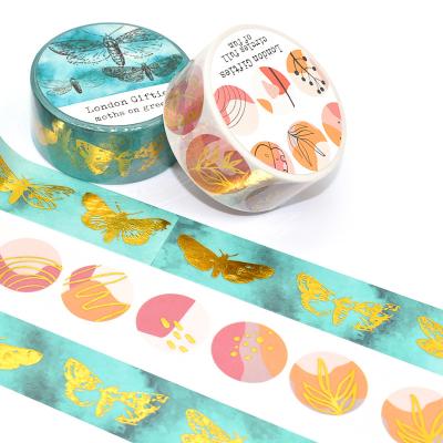 China Custom Printed Clear Foil Washi Tape Waterproof Washi Paper Tape for sale