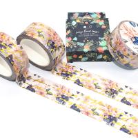 China Custom Design Your Own Washi Tape Printed Colored Gold Foil Washi Tape for sale