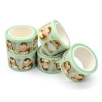 China China Custom Print Colored Decoration Adhesive Paper Masking Washi Tapes for sale