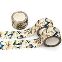 China Ins Design Custom Printed Adhesive Ancient Home Decoration Washi Tape for sale