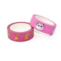 China Self Adhesive Washi Paper Tape Custom Printed Waterproof Masking Washi Tape for sale
