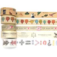 China Japanese Washi Masking Tape Anti UV Colorful Art Design Width 30mm Decorative Washi Tape for sale