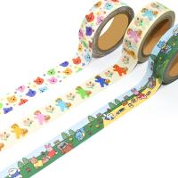 China Washi Paper Masking Tape Washi Tape Custom Dispenser Printing Washi Masking Tape For Child for sale