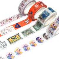 China Custom Adhesive Japanese Tape Printed Decoration Masking Washi Tape for sale