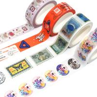 China Japanese Washi Masking Tape Custom Printed Washi Tapes Dispenser With Your Own Designs for sale