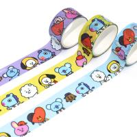 China Custom Printed Kawaii Washi Tape Custom Make Decoration Washi Tape for sale