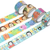 China Beautiful Waterproof Washi Tape Custom Printing Masking Washi Tape for sale