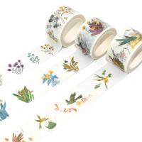China CMYK Waterproof Kawaii Washi Tape For Scrapbooking Planner Printed Masking Washi Paper Tape for sale