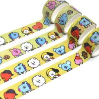 China Beautiful Cute Kawaii Japanese Washi Tape Custom Printed Masking Tape For Child for sale