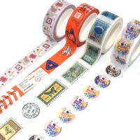 China Beautiful Cute Kawaii Japanese Washi Tape Custom Printed Masking Tape For Child for sale