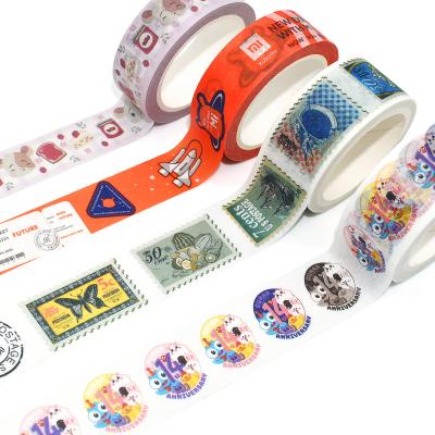 China Easy Tear Skinny Cats Masking Washi Tape For Scrapbook Layouts Printed Masking Washi Tape for sale