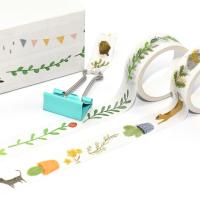 China Custom Printed Washi Tapes Dispenser With Your Own Designs Japanese Washi Masking Tape for sale