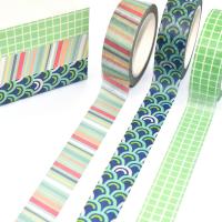 China Custom Printed Washi Tapes Dispenser With Your Own Designs Japanese Washi Masking Tape for sale
