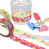 China Custom Printed Washi Tapes Dispenser With Your Own Designs Japanese Washi Masking Tape for sale