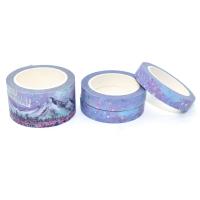 China Custom Adhesive Self Masking Washi Tape For Bullet Journals Decoration for sale