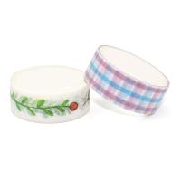 China Custom Adhesive Self Masking Washi Tape For Bullet Journals Decoration for sale