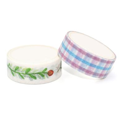 China Custom Adhesive Self Masking Washi Tape For Bullet Journals Decoration for sale