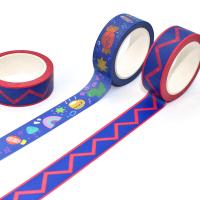China Water Resistant Kawaii Japanese Washi Paper Masking Tape Printed Masking Tape for sale