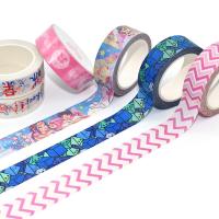China Cute Kawaii Custom Washi Tape Printing Easy Tear Masking Washi Tape for sale