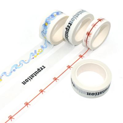 China Chinese Custom Printed Washi Paper Tape Japanese Washi Masking Tape Recollections Washi Tape for sale