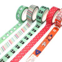 China Self Adhesive Masking Paper Tape Custom Decorative Packing Tape for sale