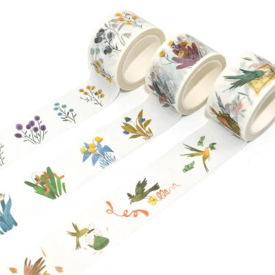 China Self Adhesive Masking Paper Tape Custom Decorative Packing Tape for sale