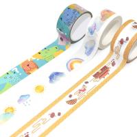 China Custom Self Adhesive Masking Paper Patterned Masking Washi Tape for sale