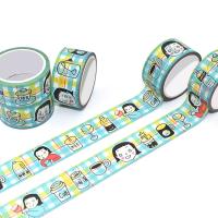 China Colorful Writable Decorative DIY Design Adhesive Masking Washi Tape for sale