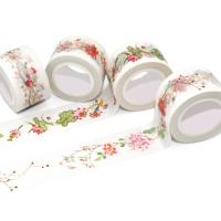 China Cute Single Sid Adhesive Self Masking Decorative Washi Tape For Scrapbook for sale