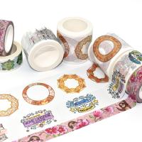 China Cute Single Sid Adhesive Self Masking Decorative Washi Tape For Scrapbook for sale