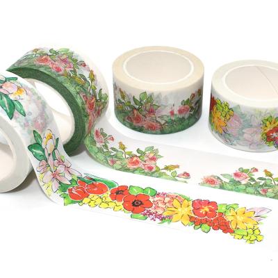 China Decoration Custom Printed Silver Or Foil Adhesive Washi Tape Manufacturer for sale
