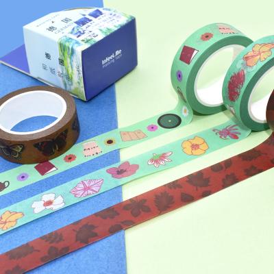 China Waterproof Washi Tape Printing Kawaii Washi Tape Japanese Washi Masking Tape for sale