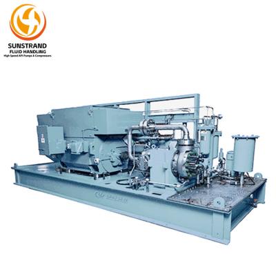 China HMP 5000 Overhung Impeller Integrally Geared Pumps Multi Stage Section View for sale