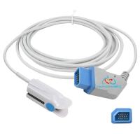 China Nihon Kohden Oxima 15-Pin SpO2 Sensor with 3-Meter Cable - Adult, Pediatric & Neonate Probes for sale