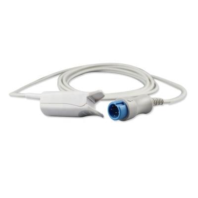 China Mindray T5 T8 7-Pin SpO2 Sensor Probe with 3M Cable - Adult Finger Clip for Medical Monitoring for sale