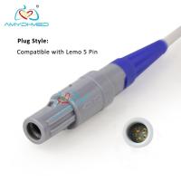 China Biolight M6 M9 Adult SpO2 Sensor - 3M Cable, 5-Pin Connector for Contec CMS8000 Biocare Edan Medical Monitors for sale